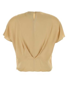 Isabel Marant Womens Sakine Shirt Beige Viscose