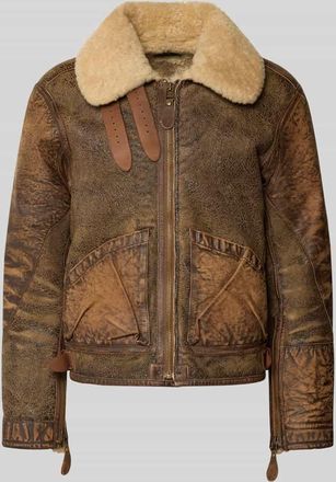 Polo Ralph Lauren Lederjacke mit Reißverschluss