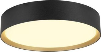 SLV Plafonnier Decona &Oslash; 30cm noir avec or - 3000K/4000K - 1008920