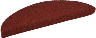 vidaXL vidaXL Stufenmatten Selbstklebend 30 Stk. Rot 56x17x3 cm