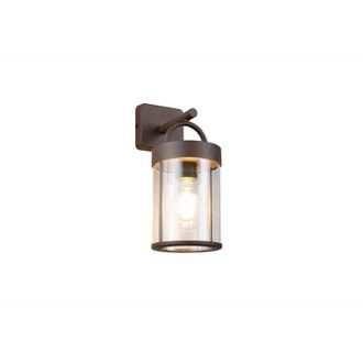 Trio Leuchten Applique dext&eacute;rieur, lampe murale dext&eacute;rieur, lanterne, aluminium, couleur rouille, E27, H 29 cm