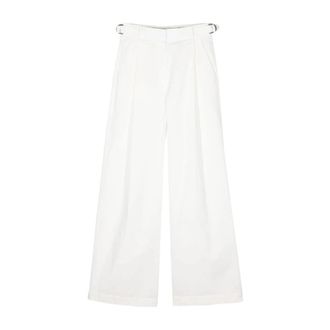 Emporio Armani Wide Hosen - - Trousers - Damen - Wei&szlig; - M