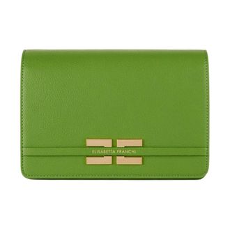 Elisabetta Franchi Femme, Sacs, Vert, Taille: ONE Size Sac bandouli&egrave;re