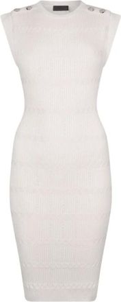 Liu Jo Femme, Robes, Beige, Taille: 36 FR Knitted Robes