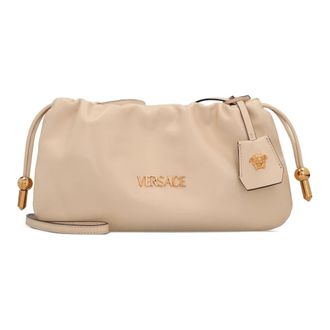 Versace Tag Nappa Mini Bag - - Bags - Damen - Beige - ONE SIZE