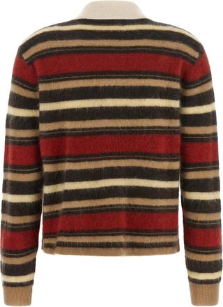 Guest In Residence Striped Cashmere Polo Shirt