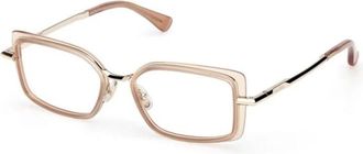 Max Mara Femme, Accessoires, Brun, Taille: 53 MM Mm5186 Optical Frame