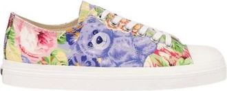 Moschino unisex, Chaussures, Multicolore, Taille: 37 EU Baskets Imprim&eacute;es en Toile