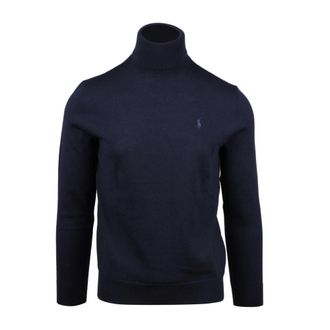 Polo Ralph Lauren Merino-Woll-Rollkragenpullover - - Knitwear - Herren - Blau - 2XL