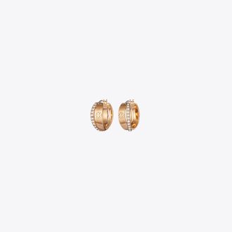 Tory Burch Damen Icon Pav&eacute; Doppel-Creolen