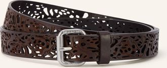 Max Mara Weekend Max Mara Lederg&uuml;rtel Giunchi Mit Cut-Outs braun