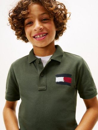 Tommy Hilfiger Poloshirt TOMMY FLAG POLO SS Kinder bis 16 Jahre