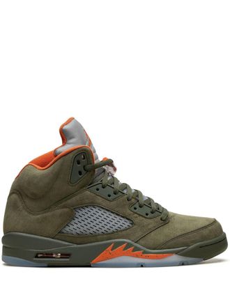 Nike Jordan baskets Air Jordan 5 OG Olive - Vert