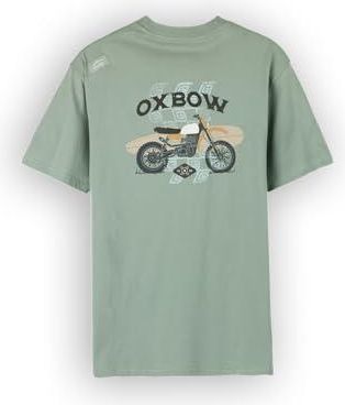 Oxbow Tee-shirt manches courtes coton bio CRUISER Hiver 2025 Manches courtes, Col rond, Motif sur le dos