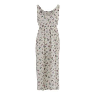 Tory Burch Femme, Robes, Multicolore, Taille: 38 FR Robe en coton sans manches &agrave; motif floral