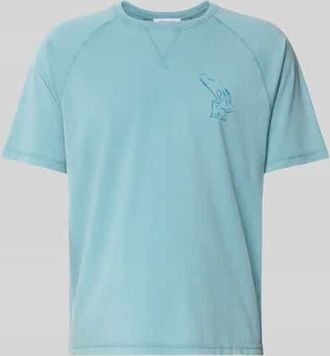 Maison Kitsun&eacute; Regular Fit T-Shirt mit Logo-Print