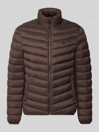Review Regular Fit Steppjacke mit Logo-Stickerei