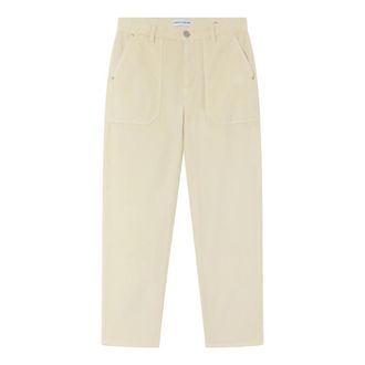 Pinko Gestreifte Samt-Chino-Hose - - Trousers - Damen - Beige - W25