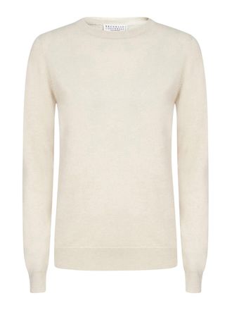 Brunello Cucinelli Rundhalspullover - Beige