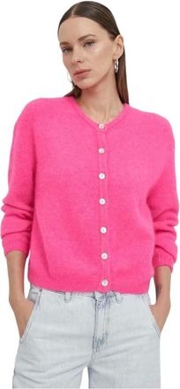American Vintage Gilet Vitow - Femme - Pulls - Rose - Taille: 42 FR