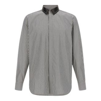 Tom Ford Gestreiftes Hemd mit abnehmbarem Kragen - - Shirts - Herren - Mehrfarbig - L