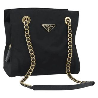 Prada Pre-owned Vintage Schultertasche - - Pre-owned - Damen - Schwarzk - ONE SIZE