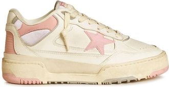 Golden Goose Low-Top Sneaker - White Leather Sneakers - Gr. 35 (EU) - in Beige - f&uuml;r Damen