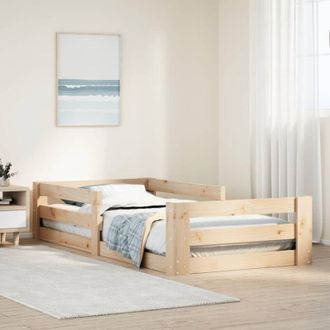 vidaXL Cadre de lit sans matelas 80x200 cm bois massif de pin Vidaxl