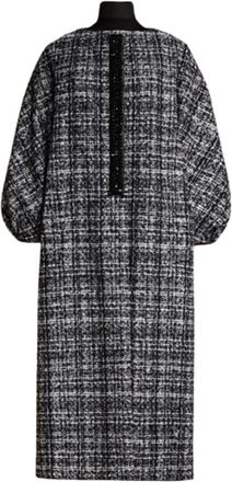 Max Mara Femme, Manteaux, Gris, Taille: 36 FR Manteau-Cardigan Tweed Gris Couture ann&eacute;es 50