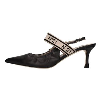 N&deg;21 D&eacute;collet&eacute; Slingback Pump - - Shoes - Damen - Schwarzk - 39 EU