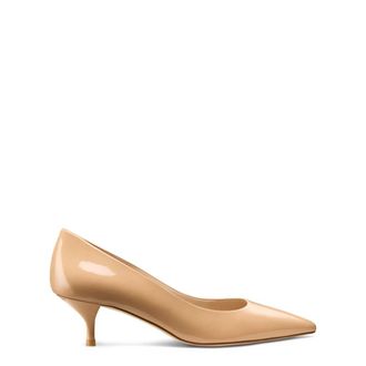 Stuart Weitzman Femme, Chaussures, Beige, Taille: 37 1/2 EU Stuart Power 50 Pump