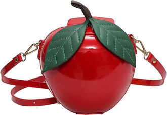 Aboofan Geldb&ouml;rse Apfel Form Handtasche Handytasche Geldbeutel Brieftasche Geldtasche Damenb&ouml;rse Umh&auml;ngetasche Rei&szlig;verschlusstasche Schultertaschen Kuriertasc