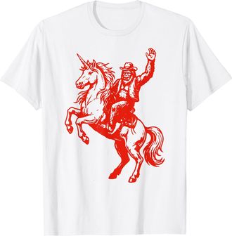 Giant Step Design Co. Giddyup! Sasquatch Cowboy & Unicorn T-Shirt