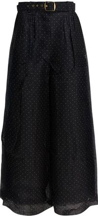 Zimmermann Femme, Pantalons, Noir, Taille: 42 FR Pantalon Large Noir Aw25