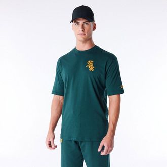 New Era League Essentials Oversized T-Shirt Chicago Whitete Sox Dark Green