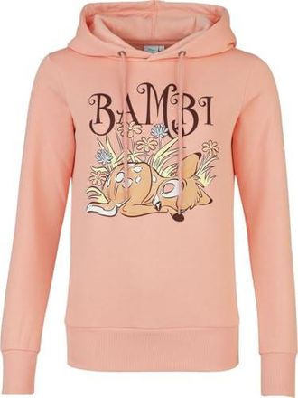 Bambi Sleepy Femme Sweat-Shirt &agrave; Capuche Abricot M 60% Coton, 40% Polyester Regular/Coupe Standard