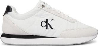 Calvin Klein Sneakers Retro Runner Ess Mix Mat Wmn YW0YW01990 Wei&szlig;