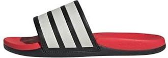 adidas Mixte ADILETTE COMFORT 2.0 SLIDES, core black/core white/lucid red, 44.5 EU