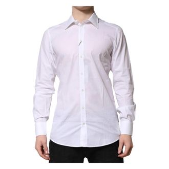 Dolce & Gabbana Gold Shirt - - Shirts - Herren - Wei&szlig; - L