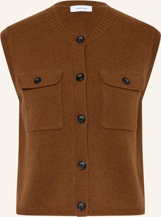Darling Harbour Darling Harbour Strickweste Mit Cashmere braun