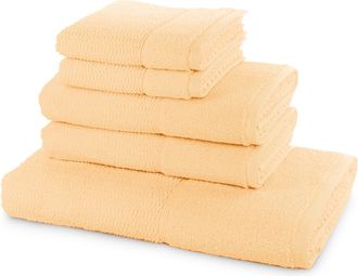 FROTTANA Handtuchset Pearl 5- TLG Handt&uuml;cher -, 100% Baumwolle, Maize