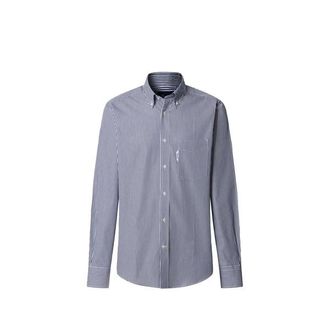 Fa&ccedil;onnable Chemise col am&eacute;ricain &agrave; rayures en coton