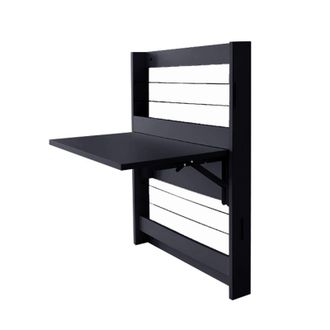 Generic An Der Wand Montierter, Klappbarer Computertisch, Herunterklappbarer, Doppellagiger Aufbewahrungs-Esstisch, Ultraschmale Schwebende Werkbank, 150 Kg T