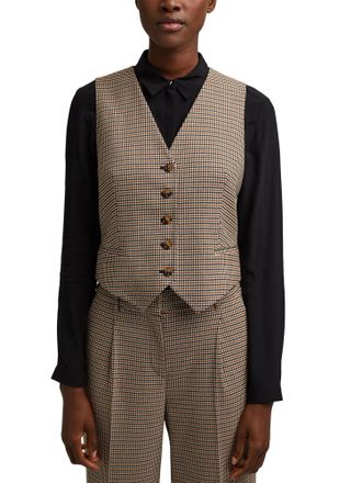 Esprit Damen 071EO1H301 Blazer, 250/KHAKI BEIGE, 32