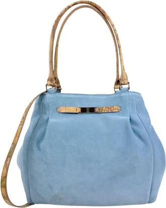 Alviero Martini 1A Classe Femme, Sacs, Bleu, Taille: ONE Size Country Bag Maxi Shopper