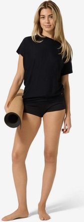 super.natural T-Shirt asymmetrisch geschnittenes W YOGA LOOSE TEE f&uuml;r Damen