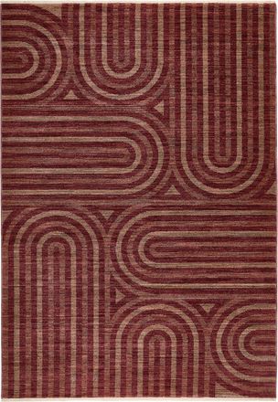 Novel Webteppich, Bordeaux, Textil, rechteckig, 140x200 cm, Oeko-Tex Standard 100, f&uuml;r Fu&szlig;bodenheizung geeignet, Teppiche & B&ouml;den, Teppiche, Webteppiche