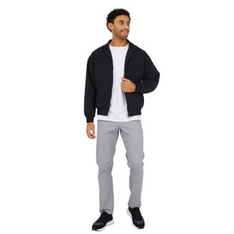 Brave Soul Trainerjacke f&uuml;r Herren, Seersucker, &Uuml;bergro&szlig; (Schwarz)