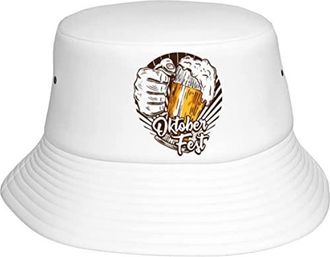 Generic Casual Seau Chapeau Fête de la bière Artisanale Oktoberfest Pecheur Chapeaux Mode Bonnet de Soleil pour activités Chasse Plage