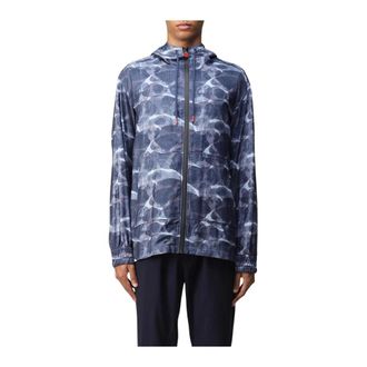 Kiton Homme, Sweatshirts et sweats &agrave; capuche, Bleu, Taille: 2XL Veste &agrave; capuche en denim